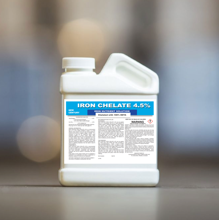 Iron Chelate 4.5% - Custom Ag Formulators, Inc.